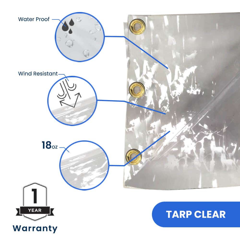 Outdoor Clear Vinyl Curtains - Industrial Clear Plastic Curtains ...