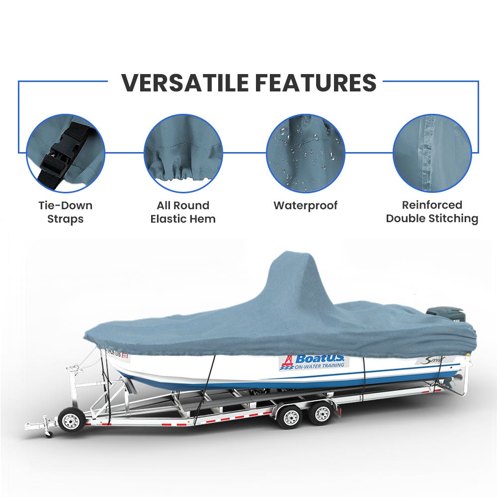 Flats Blunt Nose Boat Cover with Customization | Covers & All UK