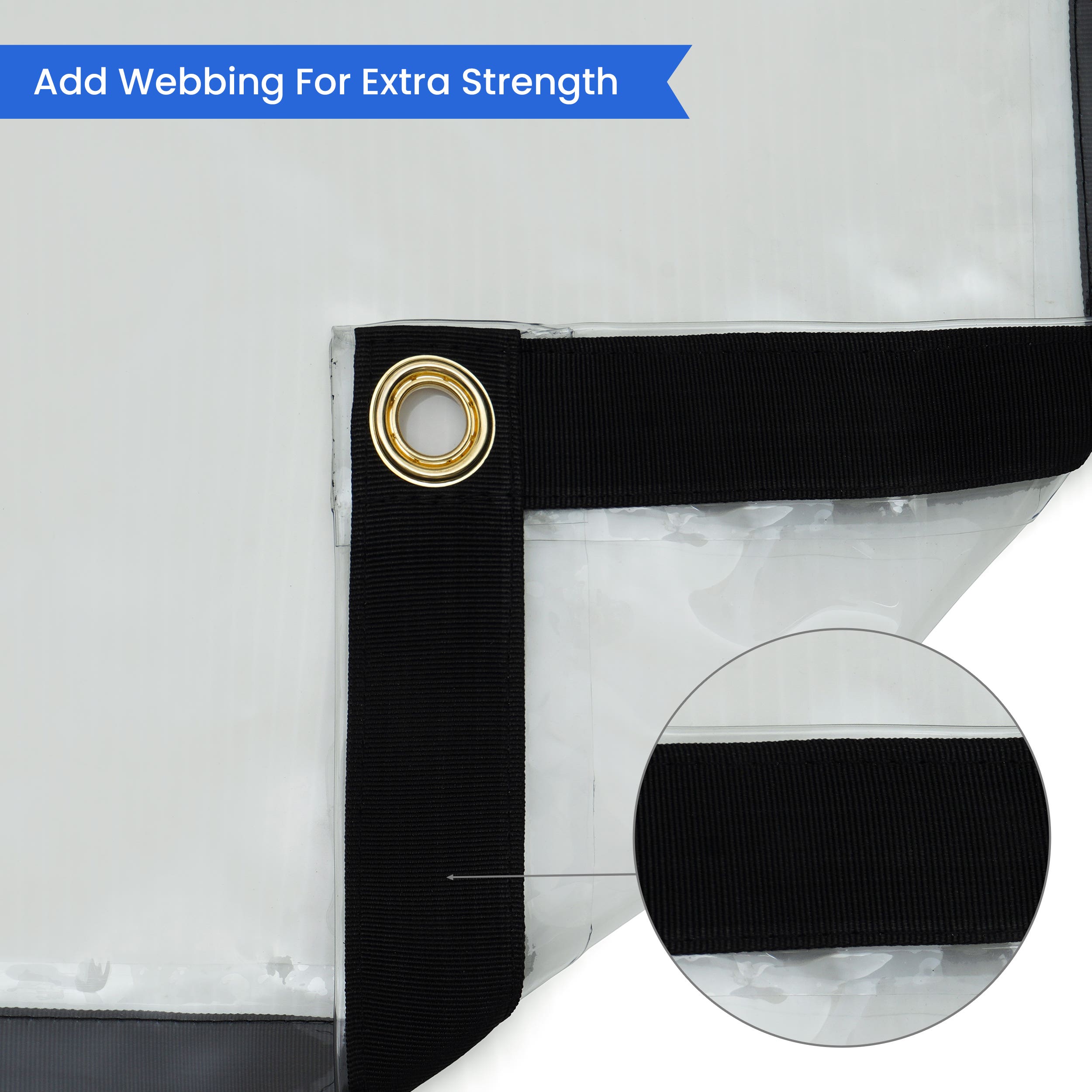 Fire Retardant Clear Vinyl tarpaulins | Covers & All UK