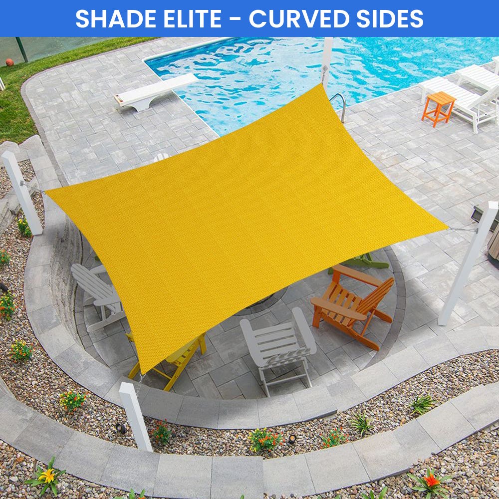 Custom Rectangle Sun Shade Sail With Upto 25% OFF | Covers & All UK