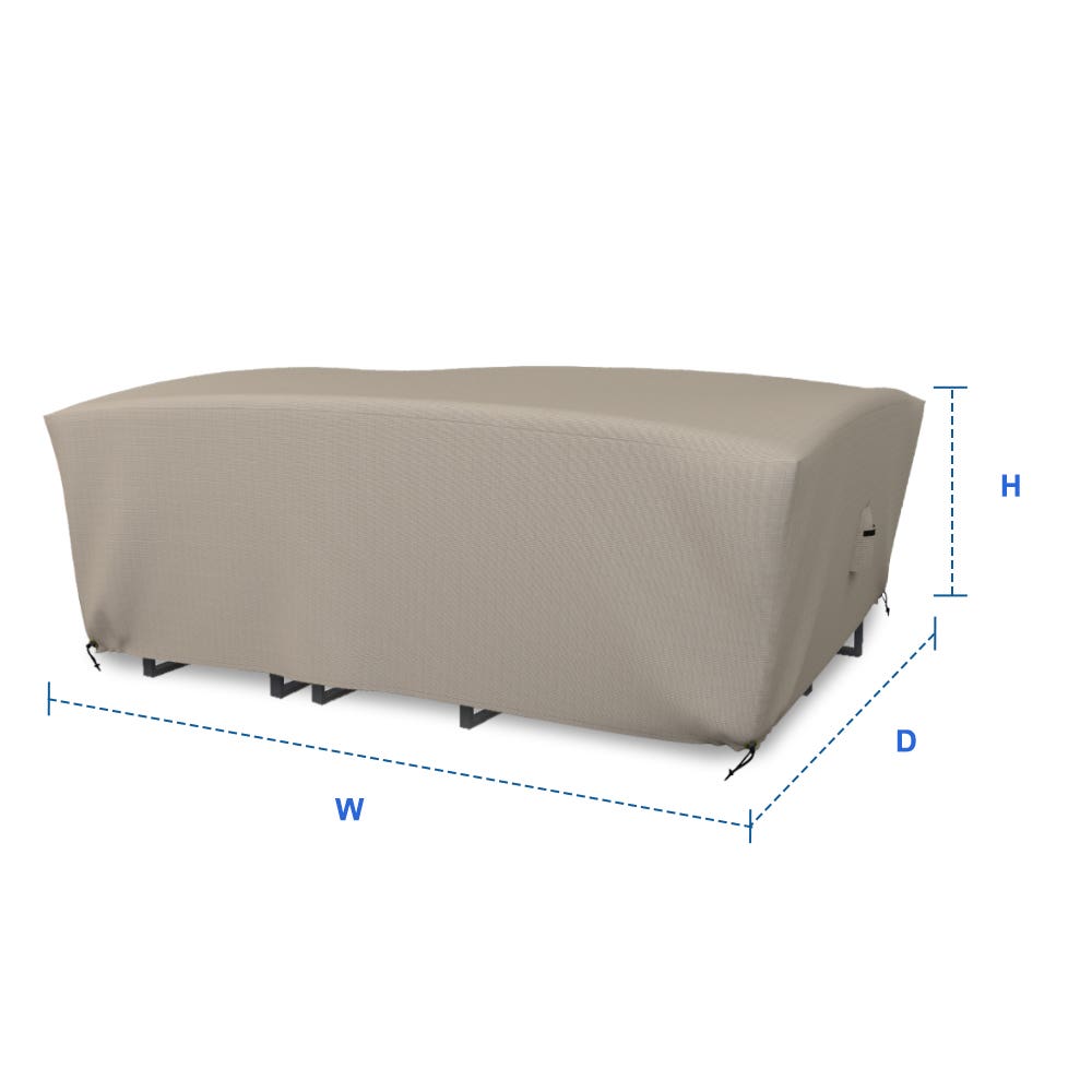 Buy Rectangle Dining Set Covers - Outdoor Dining Table Covers | Covers ...
