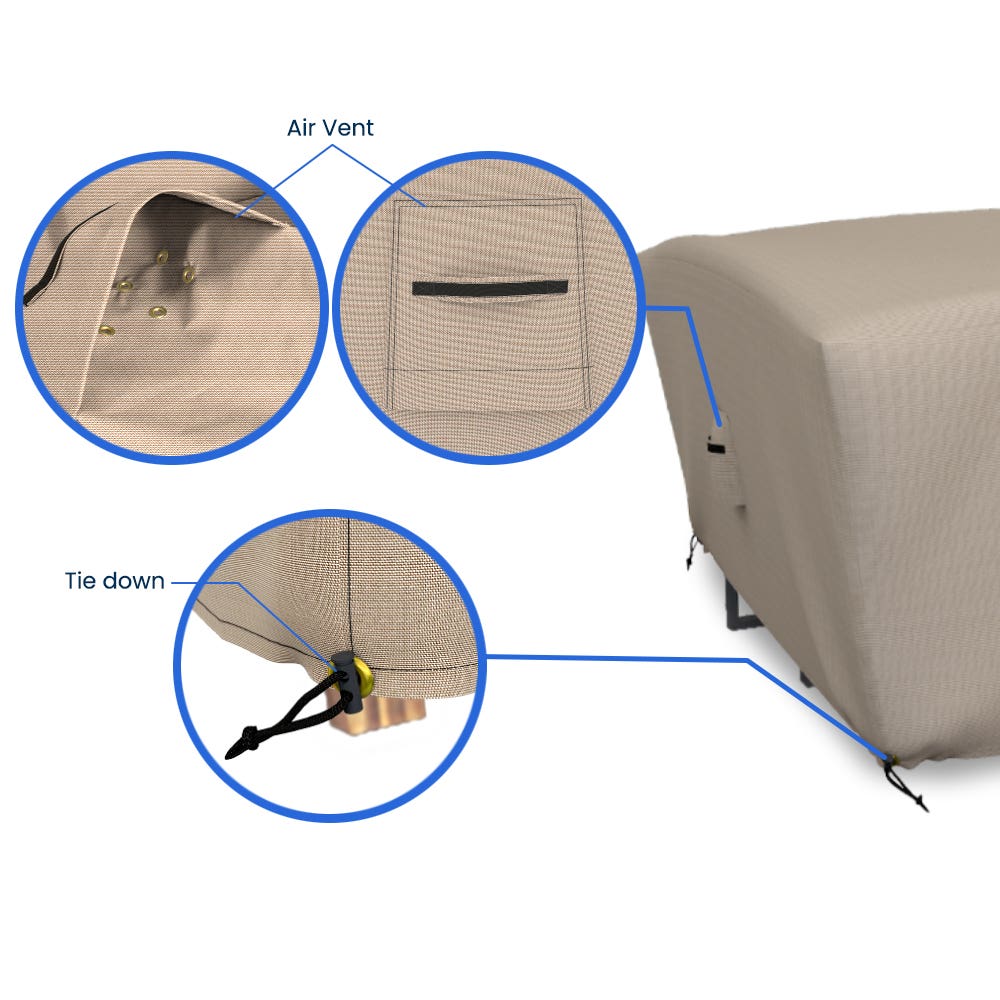 Buy Rectangle Dining Set Covers - Outdoor Dining Table Covers | Covers ...