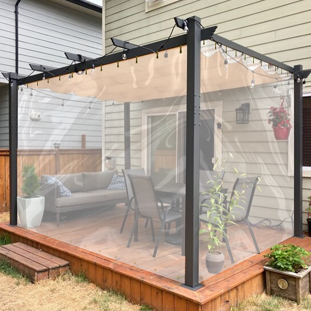 Outdoor Clear Vinyl Curtains - Industrial Clear Plastic Curtains ...