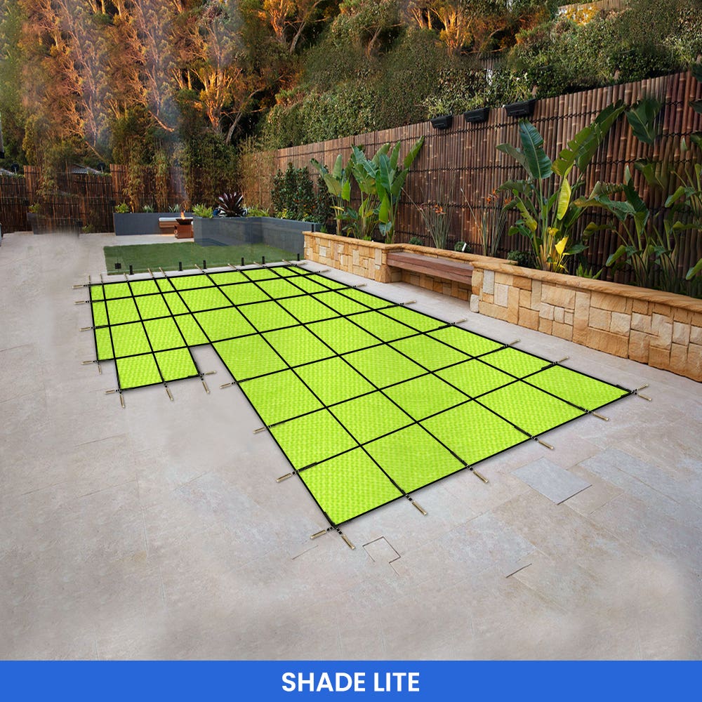 Left/Right Steps L Shape Pool Cover - Get 20% OFF | Covers & All UK