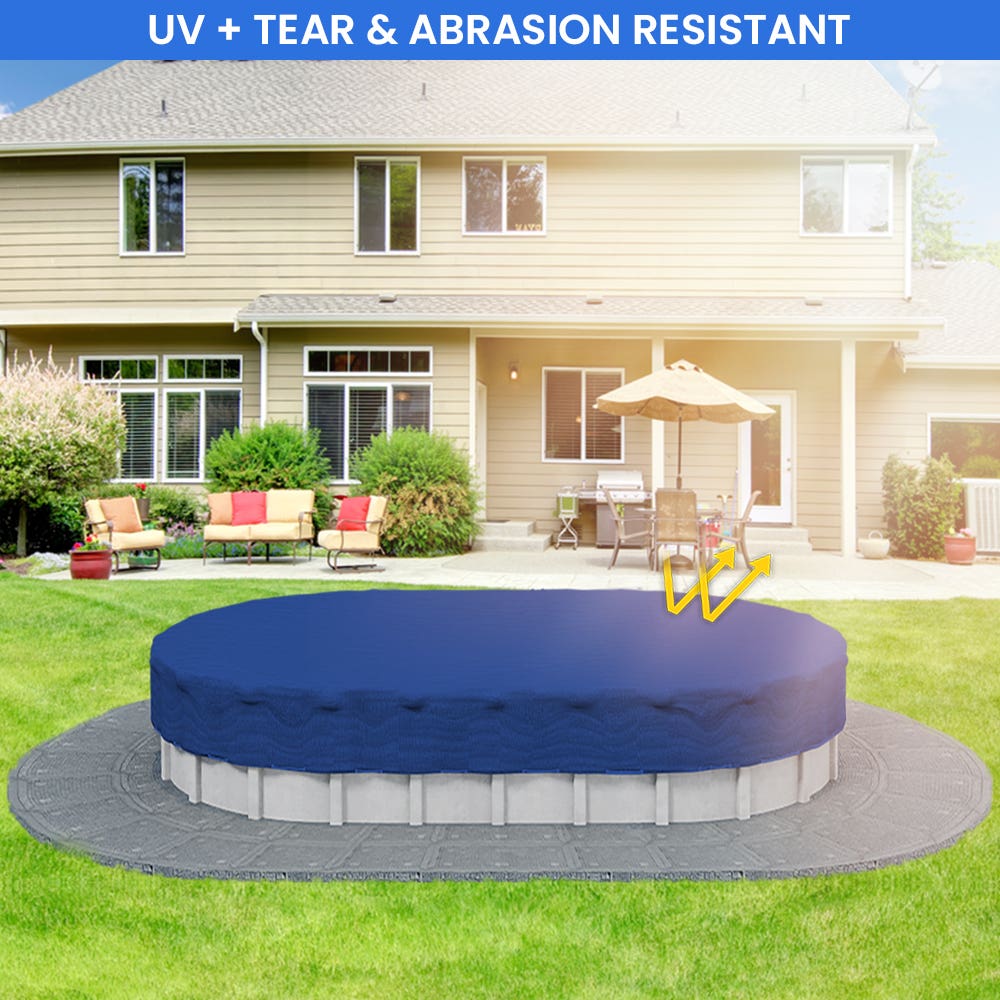 Oval Pool Covers - Above Ground at Best Prices | Covers & All UK