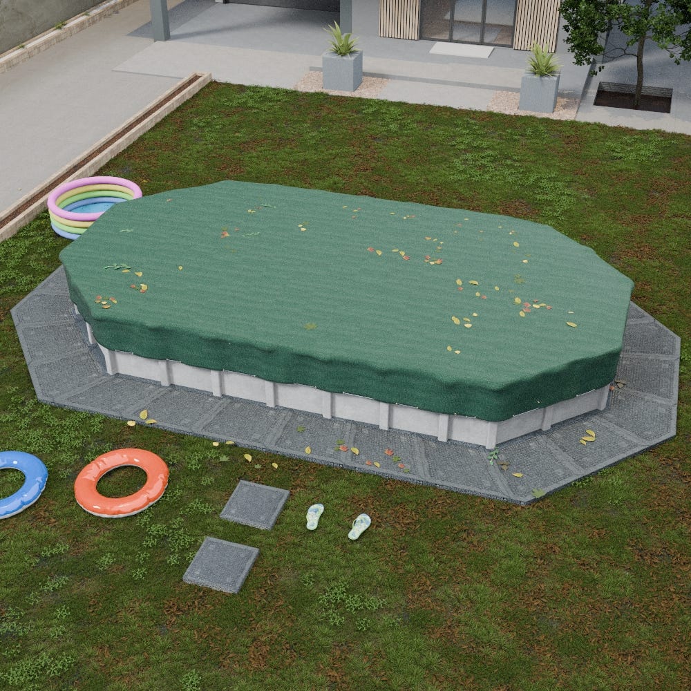 Custom Grecian Pool Covers - Above Ground Pools | Covers & All UK