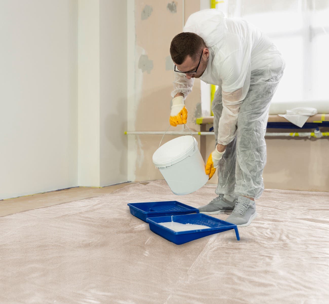 Painters Drop Cloth - Painter tarpaulin |Covers & All UK