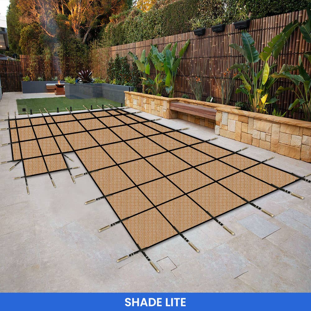 Left/Right Steps L Shape Pool Cover - Get 20% OFF | Covers & All UK