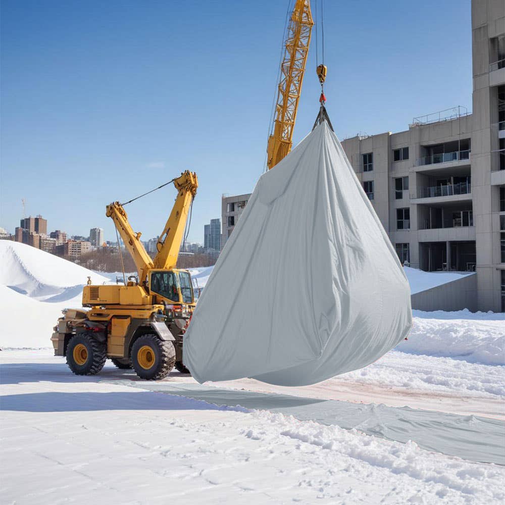 Snow tarpaulins for Construction Use | Covers & All UK
