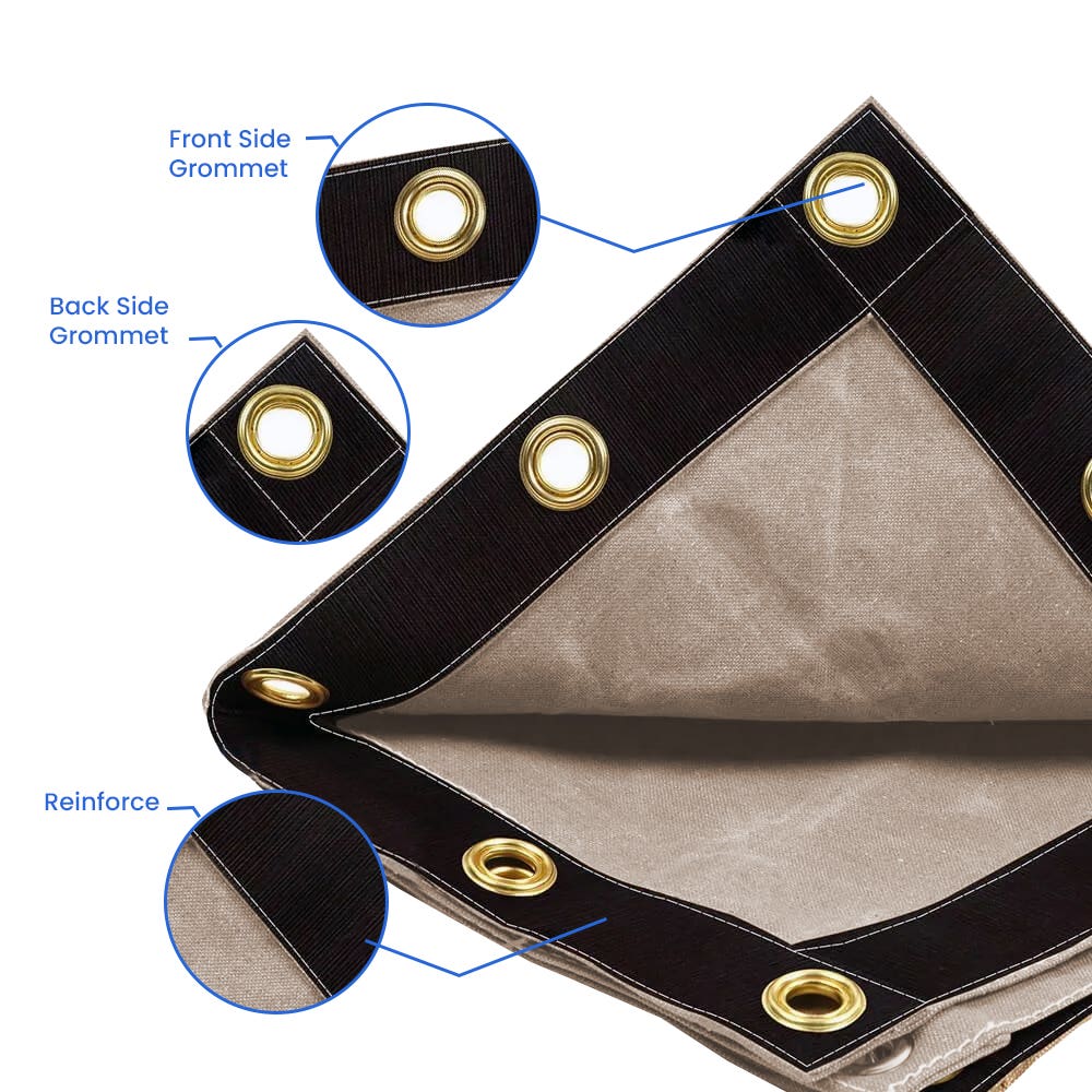Buy 10' x 10' Canvas Tarpaulin 16oz at Best Price | Covers & All UK