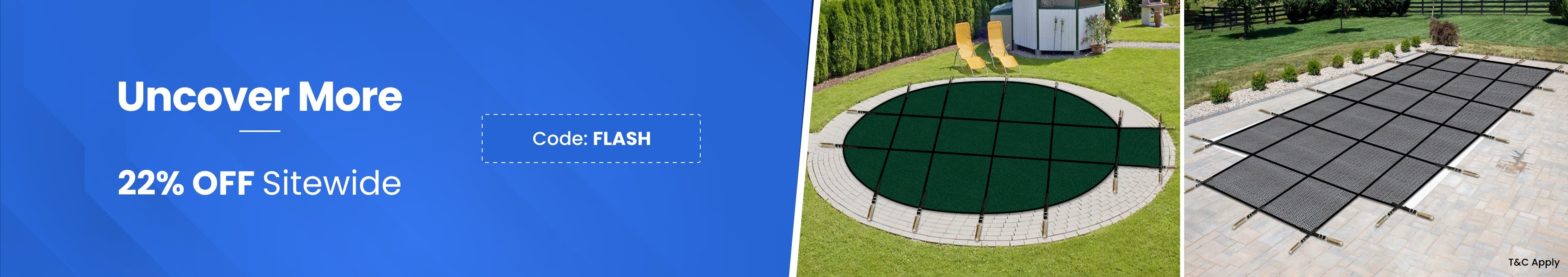 L Shaped Pool Covers at Best Prices | Covers & All UK